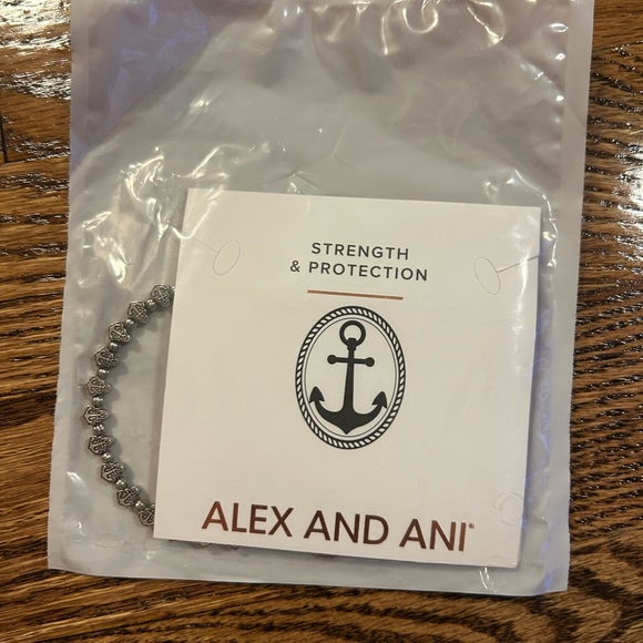 Alex and Ani | Jewelry | Alex And Ani Anchor Bracelet Strength And ...